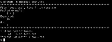 Basic Doctest In Python