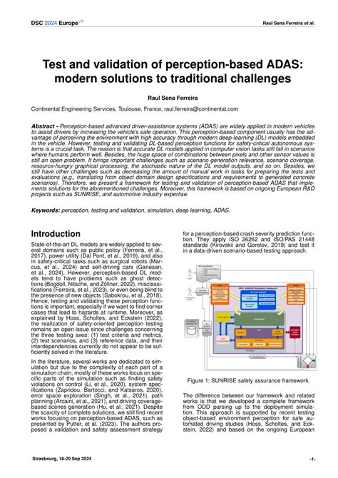 pdf test and validation of perception based adas modern solutions to