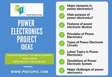 Top 10 Interesting Power Electronics Project Ideas [research Guidance]