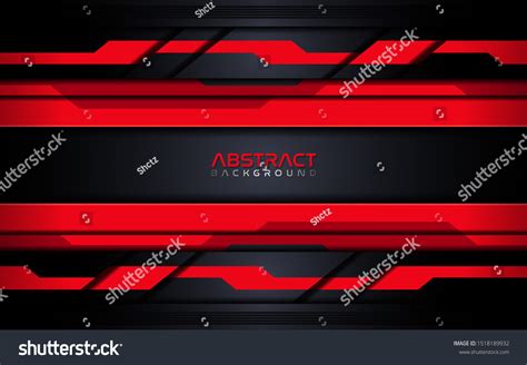 Tech Background Red