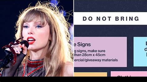 Taylor Swift Fans Outraged Over Eras Tour Banned Items