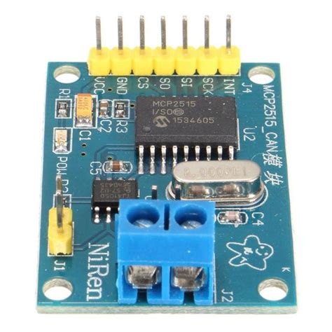 Nxfdsioz 2x Mcp2515 Can Bus Tja1050 Receiver Module Spi Protocol For