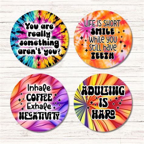 Sarcastic Car Coaster Png Sublimation Designs Funny Quotes Digital