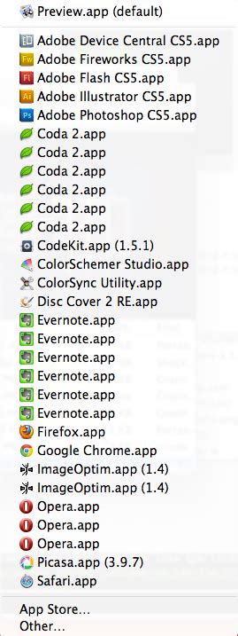 macos how do i prevent open with showing multiples of same app