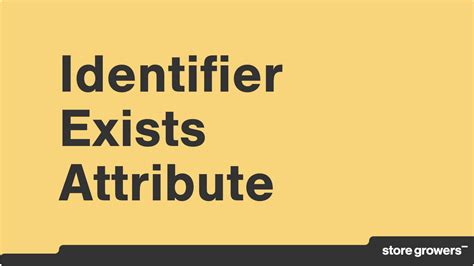 how to use identifier exists attribute correctly in your product feed