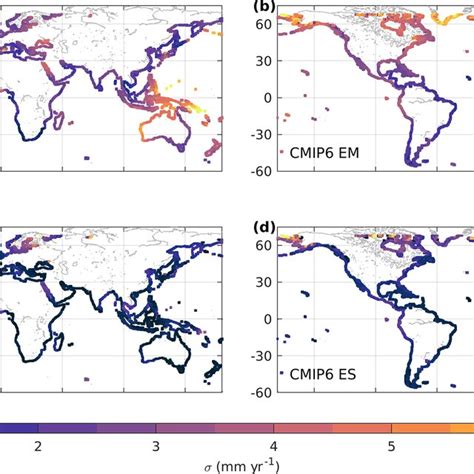 Comparison Of Decadal Rolling Sea Level Trends From The Nemo Model Plus