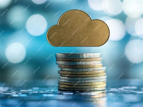 Cloud Computing And Financial Growth Premium Ai Generated Image
