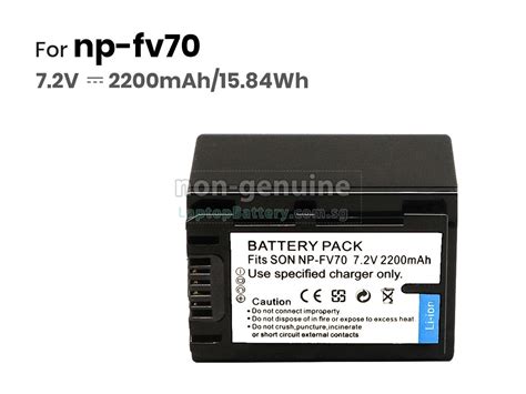 Battery For Sony Fdr Ax100replacement Sony Fdr Ax100 Battery From Singapore1584wh3 Cells