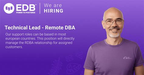 Edb On Linkedin Edbishiring Dba Rdba Jobopening