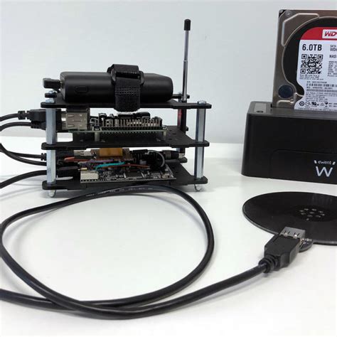 the entire attack platform consisting of a yard stick one proxmark