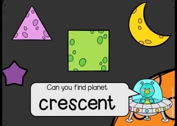Google Slides D Shape Recognition Planet Theme Distance Learning