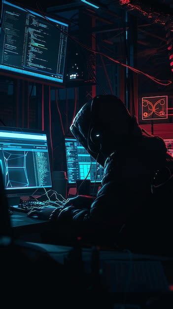 Premium Photo Ethical Hacker Performing Penetration Testing