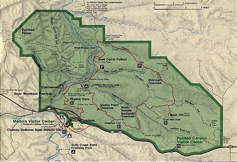 Free Download North Dakota National Park Maps