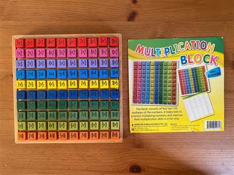 Multiplication Blocks Hobbies Toys Toys Games On Carousell
