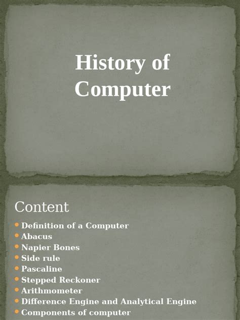 Cse History Of Computers Pdf