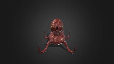 Mutated Embryo Monster Spider Creature 3d Model By Sanusosanyaaa