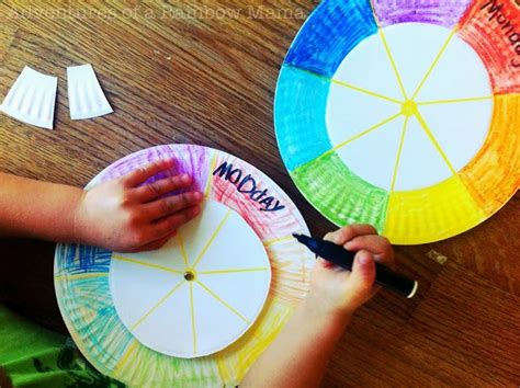 Rainbow Mama The 7 Days Of The Week Montessori Crafts Preschool