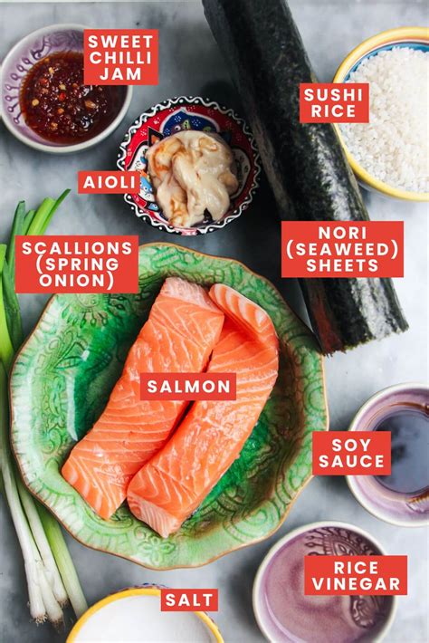 Sushi Ingredients List Sushi Bake