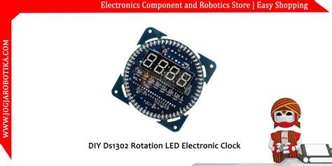 DIY Ds1302 Rotation LED Electronic Clock Toko Komponen Elektronik Listrik LED Dan Robotika