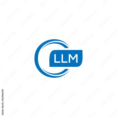 Llm Letter Design For Logo And Iconllm Typography For Technology