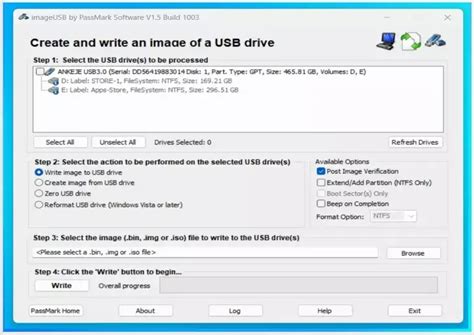 ImageUSB Γράψτε εικόνες δίσκων σε πολλά USB Drives ταυτόχρονα
