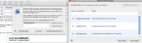 Outgoing Mail Suddenly Rejected By ISP Apple Community