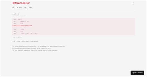 Intro Of React Js Forked Codesandbox