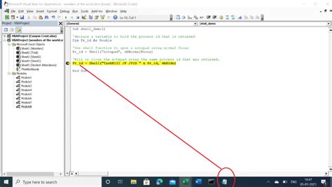 How To Open The Windows Shell From Vba With Use Cases Vba And Vbnet Tutorials Education And