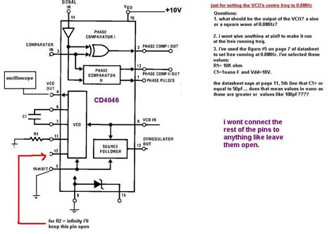 Forums Electronics Pll Ic Cd4046 Help Needed Rickeys World Of Microcontrollers