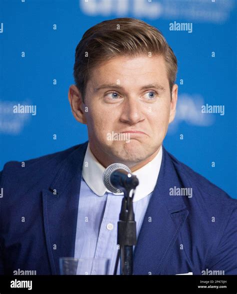 Actor Alan Leech Attends A Press Conference For The Imitation Game At The 2014 Toronto