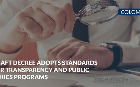 Standards For Transparency And Public Ethics Programs Olartemoure