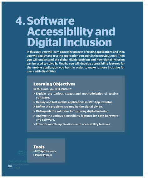 Lesson Testing And Deploying Applications Software Engineering ثالث ثانوي المنهج السعودي