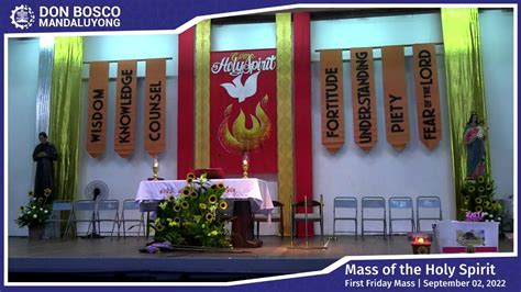 Bed Mass I September 2 2022 I Mass Of The Holy Spirit Youtube