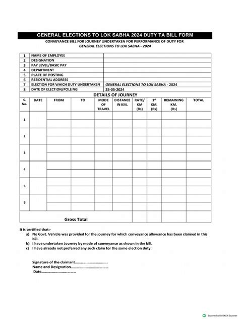 Election Ta And Duty Certificate Pdf