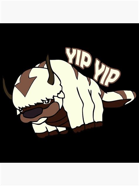 Cute Appa Yip Yip Design Poster For Sale By Zarjogi Redbubble