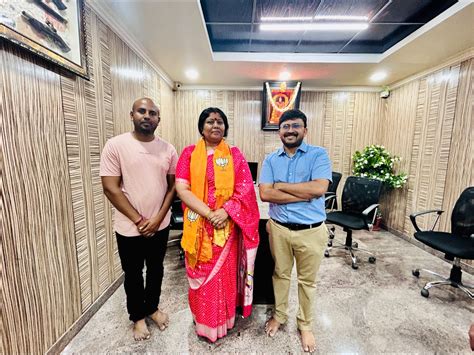 Mahesh Arali On Linkedin With Our Leader And Bjp Mla Candidate Mrs
