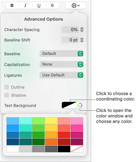 Add A Highlight Effect To Text In Numbers On Mac Apple Support