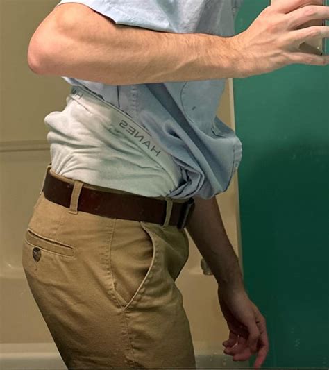 Aftermath Of The Jocks Giving Me A Wedgie On The Table In Front Of The