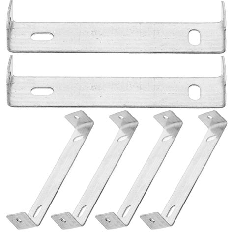 QIDITONG 6pcs Universal Light Fixture Mounting Bracket Crossbar Ceiling Light Plate Wall