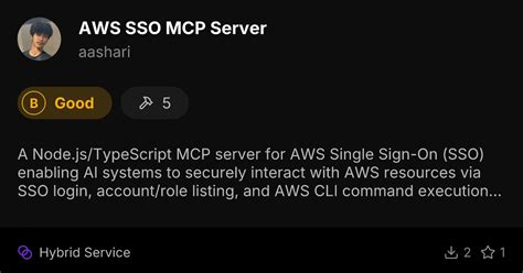 Aws Sso Mcp Server Mcp Servers · Lobehub