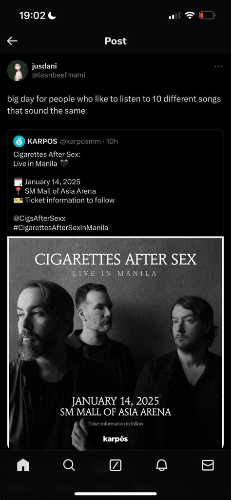 Any Thoughts About Cigarettes After Sex R Chikaph