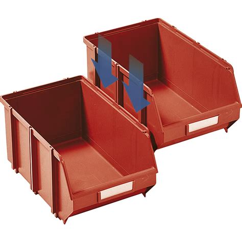 Open Fronted Storage Bin Self Supporting Lxwxh 610 X 380 X 250 Mm