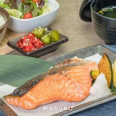 Salmon Shioyaki Or Teriyaki ร้าน Maguro มากุโระ ชิค รีพับบลิค ราชพฤกษ์