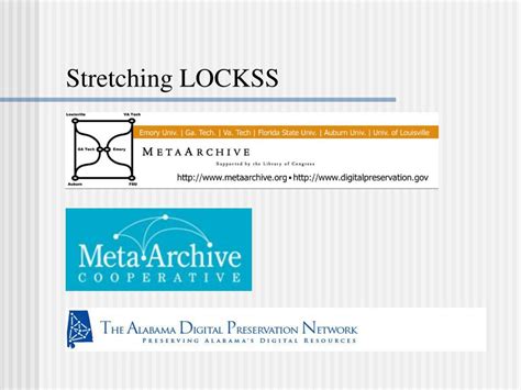 Ppt Distributed Digital Preservation Networks Across A Region Across