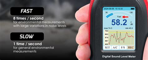 Decibel Meter Data Logger Digital Sound Decibel Meter Sound Level Meter With 43 000 Data Record