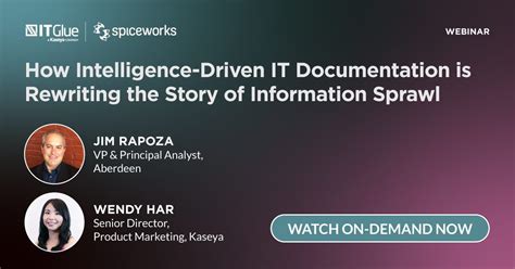 It Glue On Linkedin Webinar How Intelligence Driven It Documentation Is Rewriting The Story