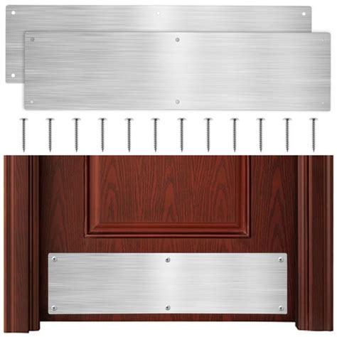 Nuahrhy Door Kick Plate 16 X 4 Inch Stainless Steel