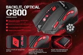 Mouse Usb Marvo Scorpion G800 Gaming Globatec Srl