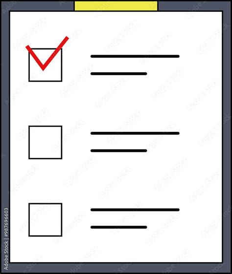 Check List Time Managementdaily Planningcheckbox Close Up Of