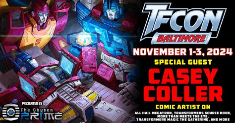 Transformers Artist Casey Coller To Attend Tfcon Baltimore 2024